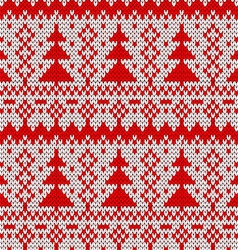 Knitted pattern Royalty Free Vector Image - VectorStock