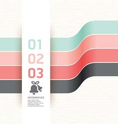 Modern design numbered banners template Royalty Free Vector