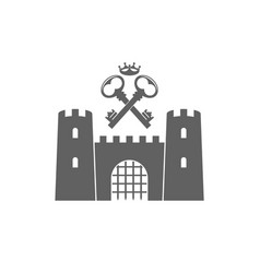 Castle logo Royalty Free Vector Image - VectorStock
