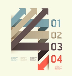 Modern design template used for number banner Vector Image