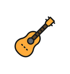 Guitar clip art cartoon Royalty Free Vector Image