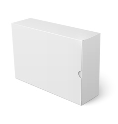 White box with separators Royalty Free Vector Image