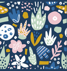 City seamless pattern Royalty Free Vector Image