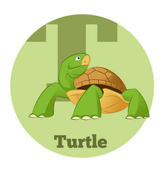 Abc cartoon armadillo2 Royalty Free Vector Image