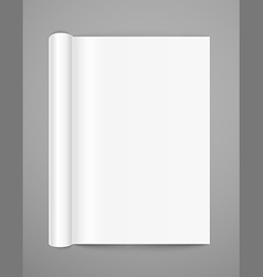 Open paper book with the bookmark Royalty Free Vector Image