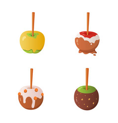 Sweet candies sweets caramel rainbow lollipops Vector Image