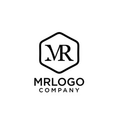 Lettering ma am logo design inspiration Royalty Free Vector