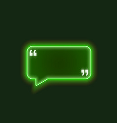 Neon frame sign in the shape of a chat Royalty Free Vector