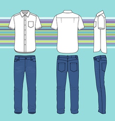 Pants set cartoon Royalty Free Vector Image - VectorStock