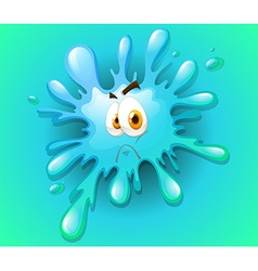 Color splash with faces Royalty Free Vector Image