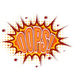 Cartoon boom Royalty Free Vector Image - VectorStock