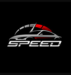 Auto service logo template Royalty Free Vector Image