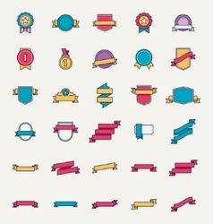 Ribbons set Royalty Free Vector Image - VectorStock