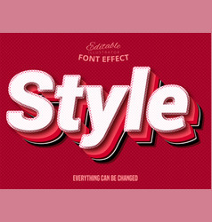 Colorful gradient font effect Royalty Free Vector Image