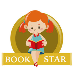 Label templates with happy kids Royalty Free Vector Image