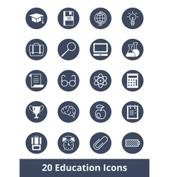 Big school icon set Royalty Free Vector Image - VectorStock