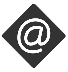 Open email flat icon symbol Royalty Free Vector Image