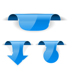 Blue award badge Royalty Free Vector Image - VectorStock