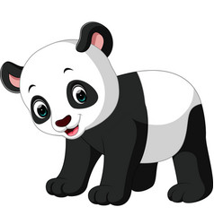 Cute panda cartoon Royalty Free Vector Image - VectorStock