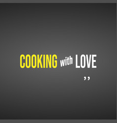 Love cooking card Royalty Free Vector Image - VectorStock