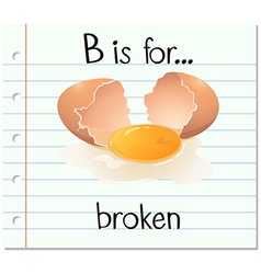 Blue color set flashcard Royalty Free Vector Image