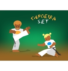 Capoeira set Royalty Free Vector Image - VectorStock
