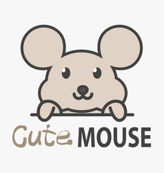 Cute children channel logo template digital tv Vector Image