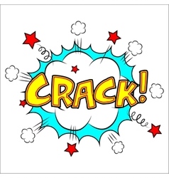 Set comic sound speech effect bubbles Royalty Free Vector