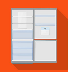 Red fridge Royalty Free Vector Image - VectorStock