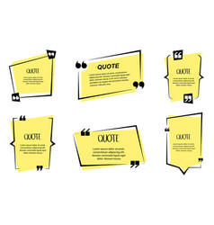 Quote text box circle bubble for comment mark Vector Image