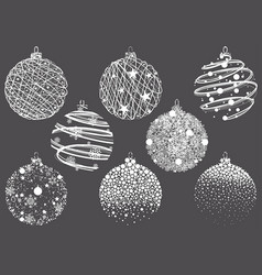 Snowflake set Royalty Free Vector Image - VectorStock