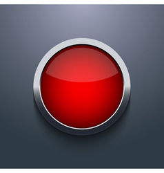 Abstract red line curve on black gray design Vector Image