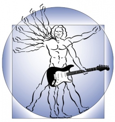 Vitruvian man Royalty Free Vector Image - VectorStock