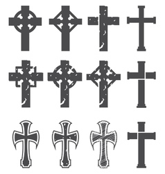 Christian religion church bible god icon cross Vector Image