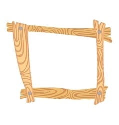 Cartoon wooden log collection Royalty Free Vector Image