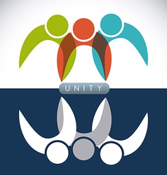 Unity people Royalty Free Vector Image - VectorStock