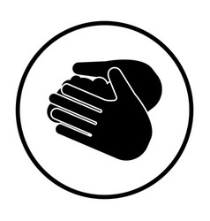 Wash your hands or safe hand washing symbol Vector Image