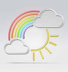 Rainbow topic image 2 Royalty Free Vector Image