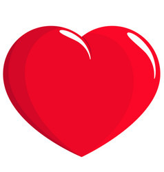 Red heart Royalty Free Vector Image - VectorStock