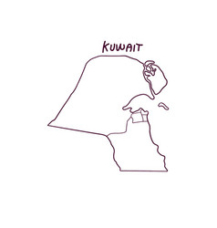 Hand drawn doodle map of pakistan Royalty Free Vector Image