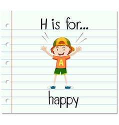 Little girl holding letters y Royalty Free Vector Image