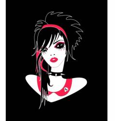 Emo girls Royalty Free Vector Image - VectorStock