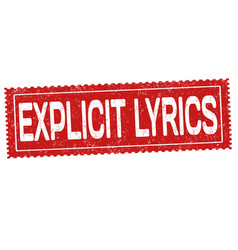 Parental advisory explicit content vintage rusty Vector Image