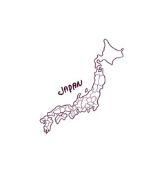 Broken earth hand drawn doodle Royalty Free Vector Image