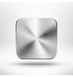 Metallic volume button icon Royalty Free Vector Image