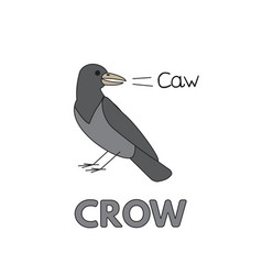 Cartoon lion flashcard for children Royalty Free Vector