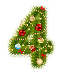 Christmas alphabet c Royalty Free Vector Image