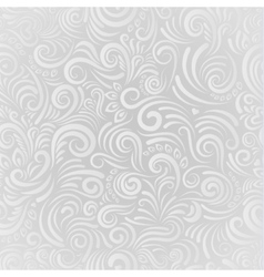 Victorian leaves seamless pattern Royalty Free Vector Image