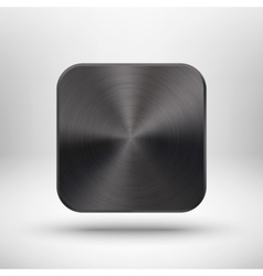 Metallic volume button icon Royalty Free Vector Image