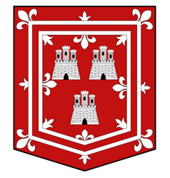 Coat arms perth in scotland Royalty Free Vector Image
